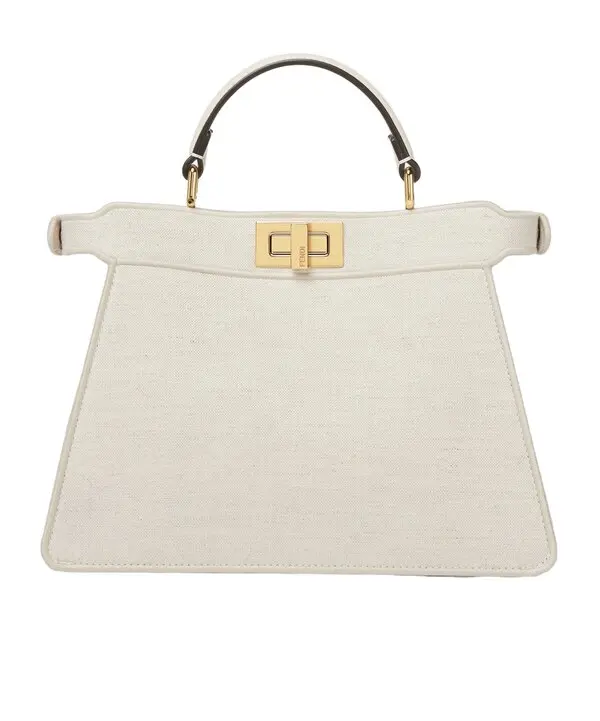 Fendi Embroidered Canvas Bag - Multi-color