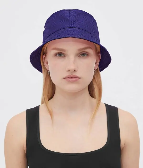 Bottega Veneta Jacquard Intreccio Pattern Bucket Hat - Blue
