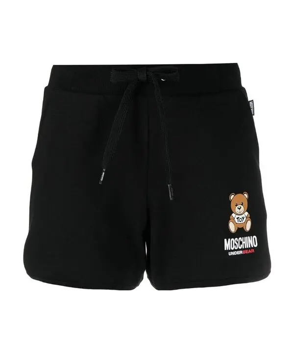 Moschino Underbear Logo Sports Shorts - Black