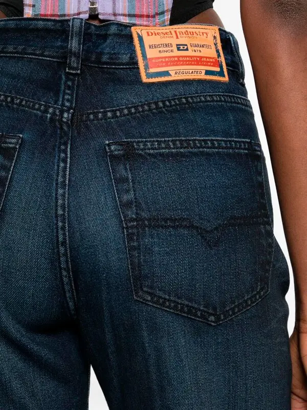 DIESEL® Button Fly Jeans - Black