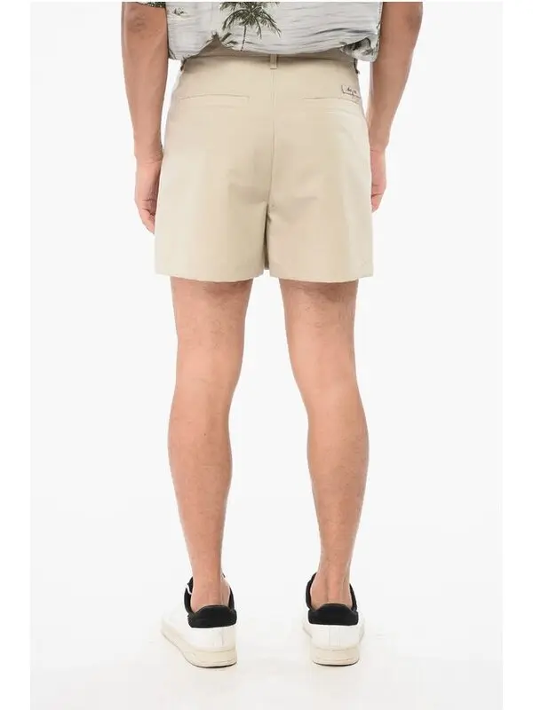 Fendi Logo Patch Bermuda Shorts