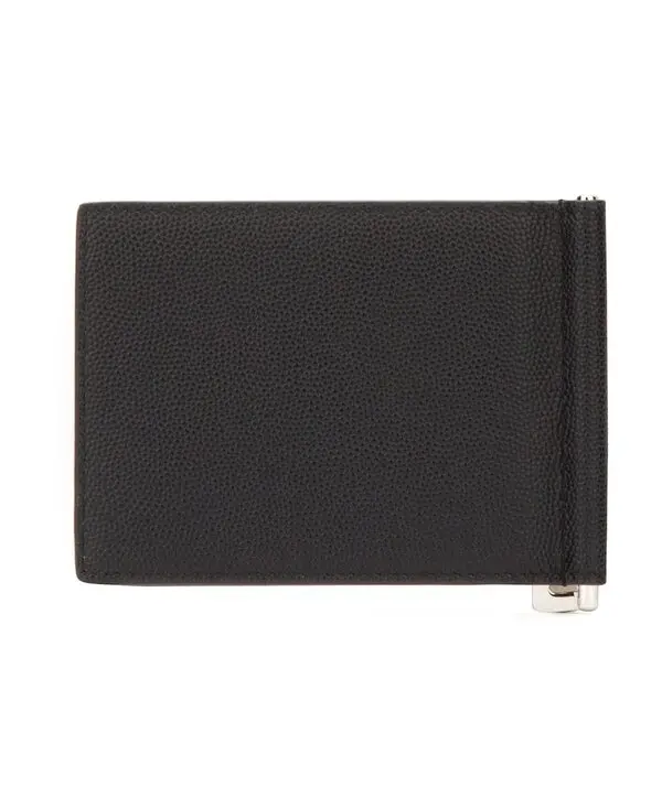 Saint Laurent Bill Clip Wallet - Black