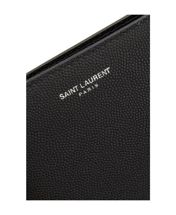 Saint Laurent Bill Clip Wallet - Black