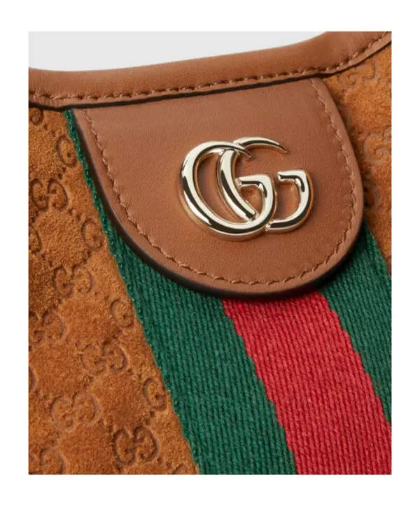 Gucci Giglio Large Tote Bag - Brown