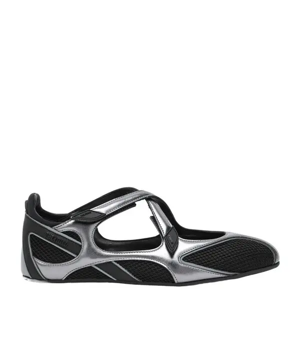 Attico Floor 01 Round-toe Ballerina Flat - Black