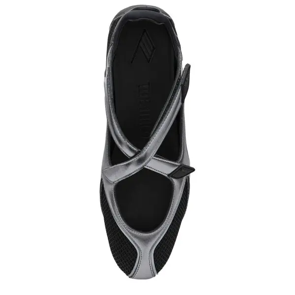 Attico Floor 01 Round-toe Ballerina Flats - Black
