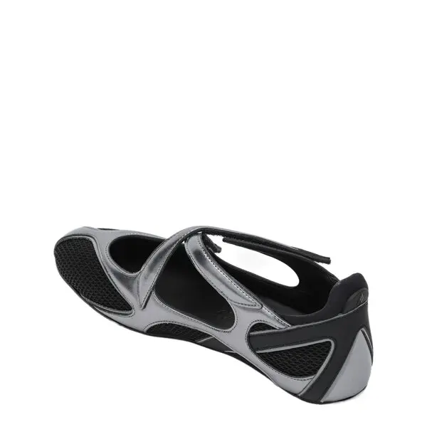 Attico Floor 01 Round-toe Ballerina Flats - Black