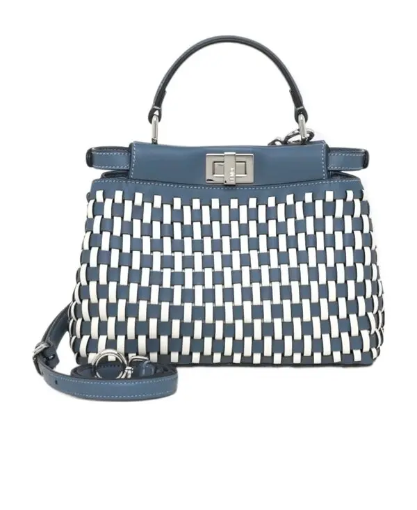 Fendi Peekaboo Mini Tote Bag - Gray