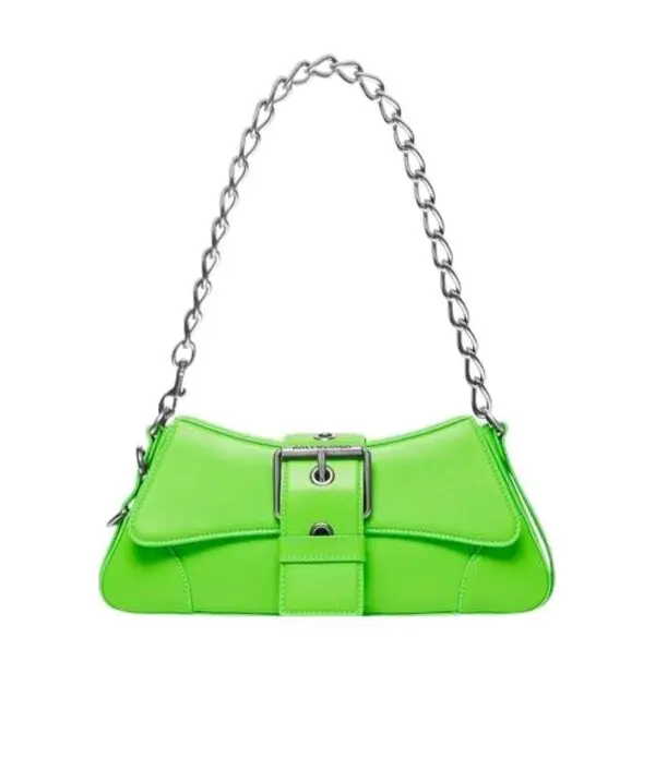 Balenciaga Small Shoulder Bag With Strap - Green
