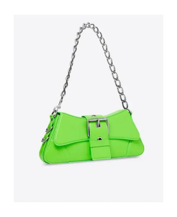Balenciaga Small Shoulder Bag With Strap - Green