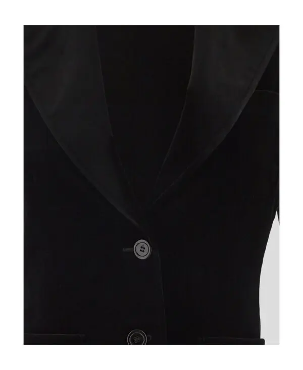 Gucci Velvet Single-breasted Blazer