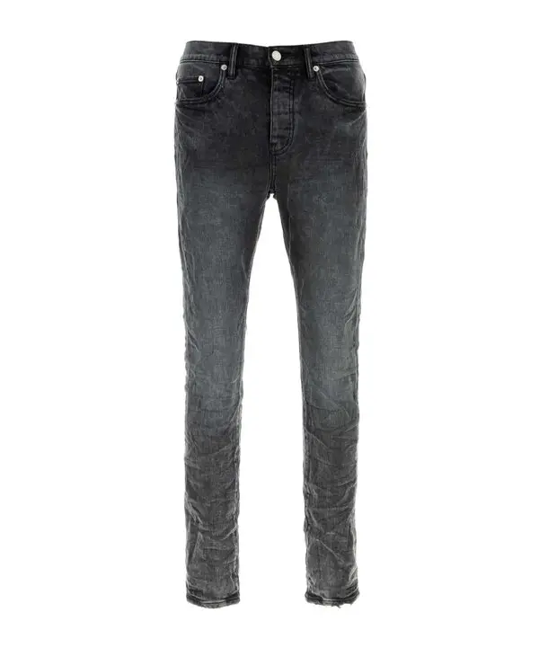 PURPLE BRAND Vintage Wash Stretch Jeans - Black