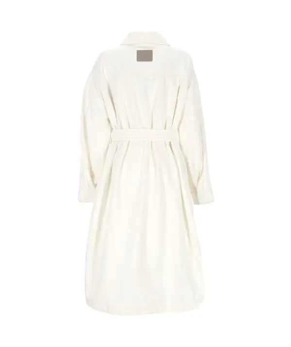 YVES SALOMON Belted Shirt Dress