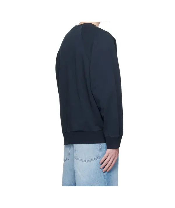 Maison Kitsuné Embroidered-logo Patch Sweatshirt