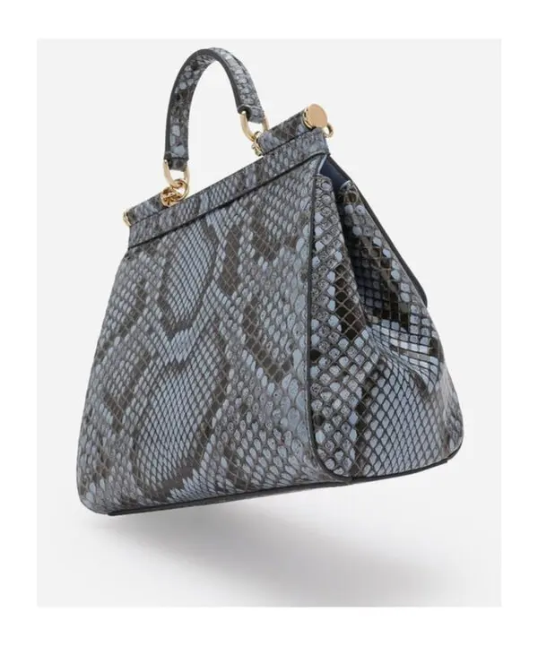 Dolce & Gabbana Medium Sicily Handbag - Light Blue