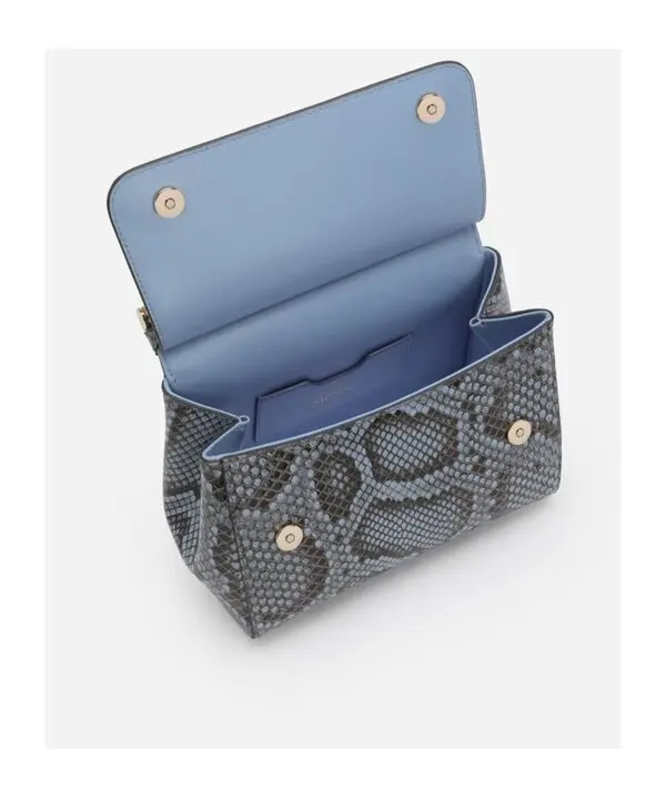 Dolce & Gabbana Medium Sicily Handbag - Light Blue