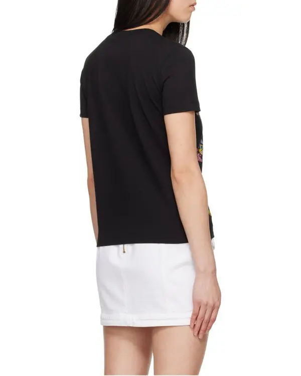 Versace Graphic Print Crewneck T-shirt