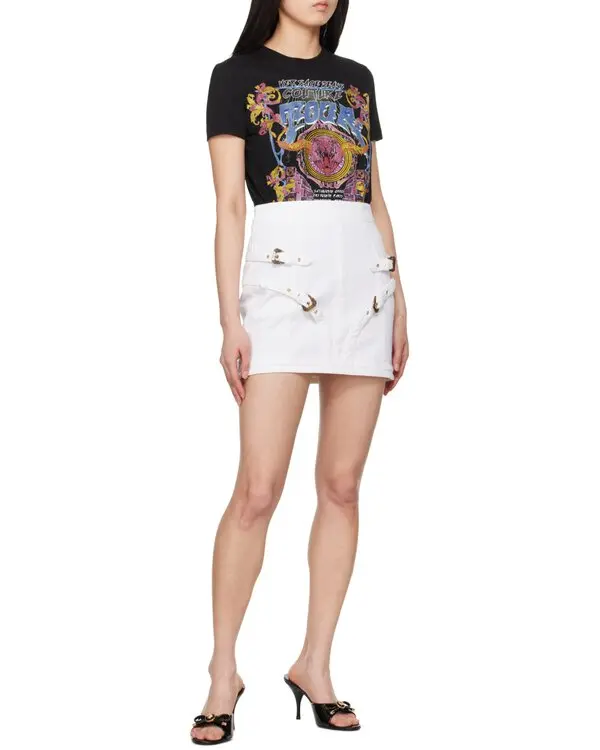 Versace Graphic Print Crewneck T-shirt