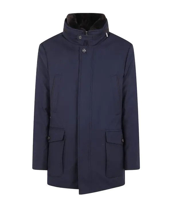 MOORER Stand Collar Jacket