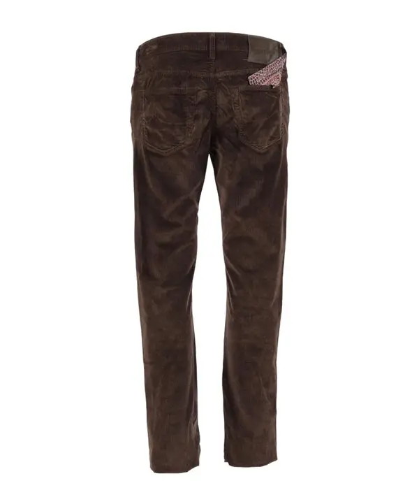 Jacob Cohen Nick Corduroy Five-pocket Trousers - Brown