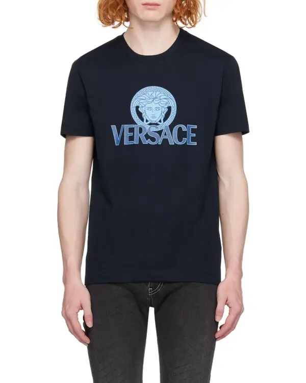 Versace Medusa Head-printed Crewneck T-shirt