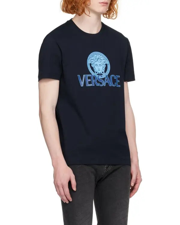 Versace Medusa Head-printed Crewneck T-shirt