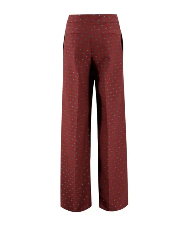 Etro Tailored Printed Trousers - Brown