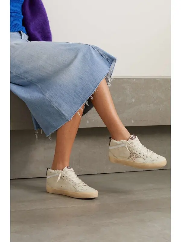 GOLDEN GOOSE Mid Star Lace-up Sneakers