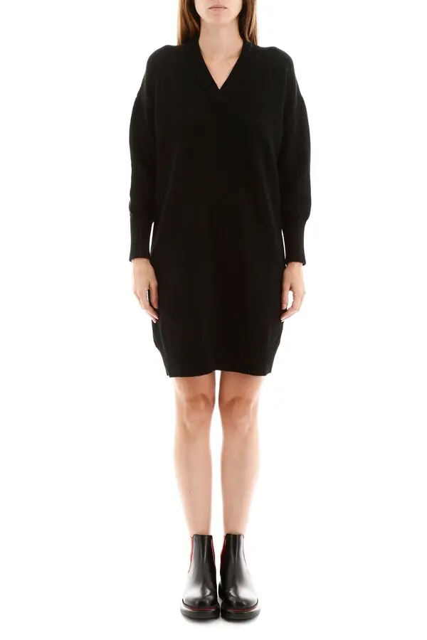 Kenzo Long-sleeved Knitted Dress
