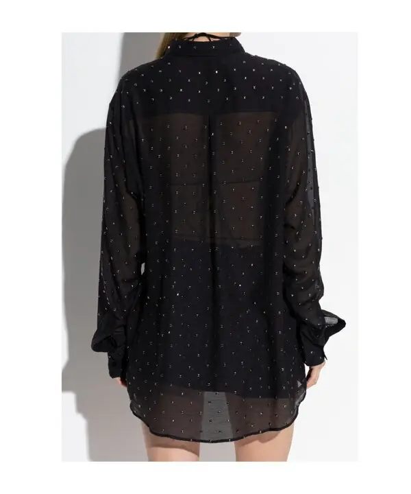 Oseree Stud-embellished Shirt