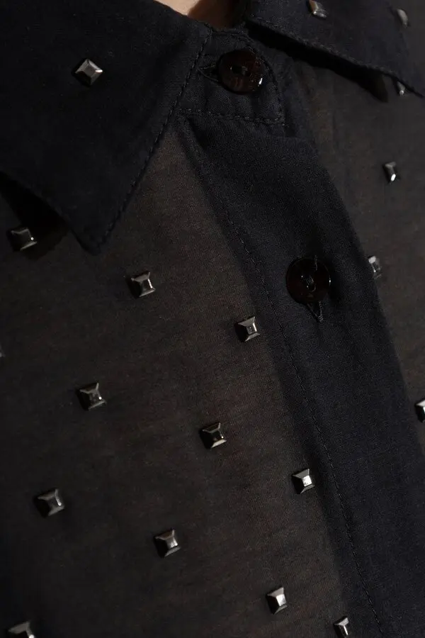 Oseree Stud-embellished Shirt