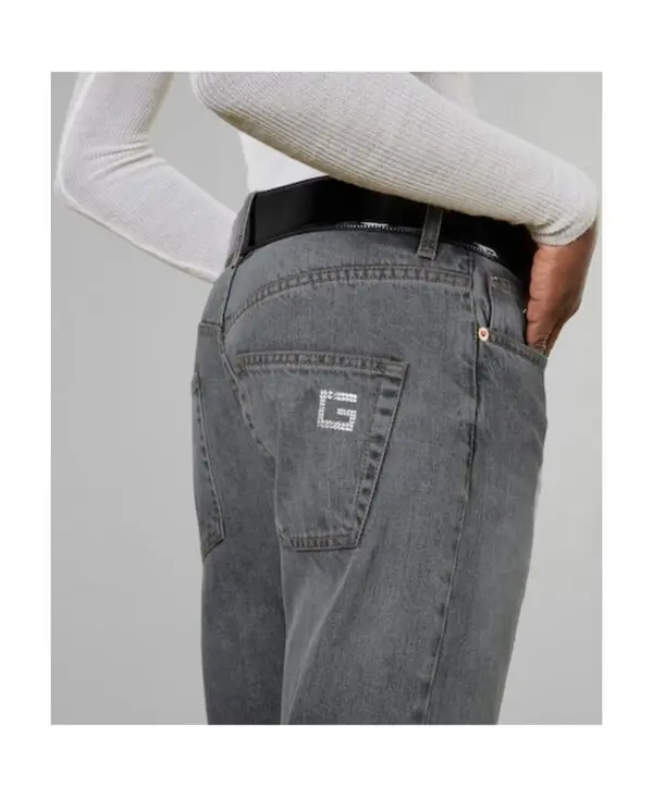Gucci Retro Square G Washed Denim Pants