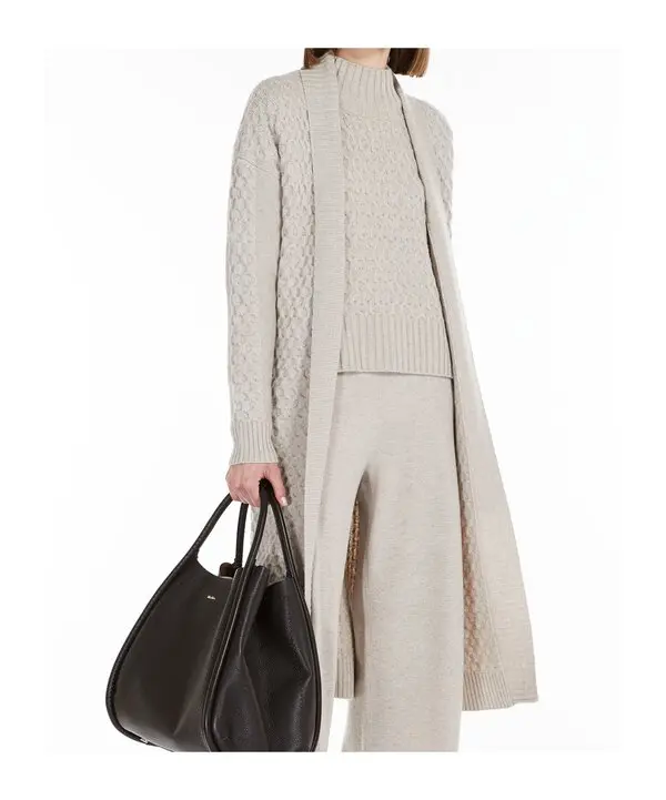 Max Mara Wool And Cashmere Knitted Cardigan