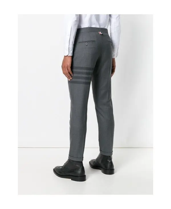 Thom Browne 4-bar Skinny-fit Trousers - Medium Gray