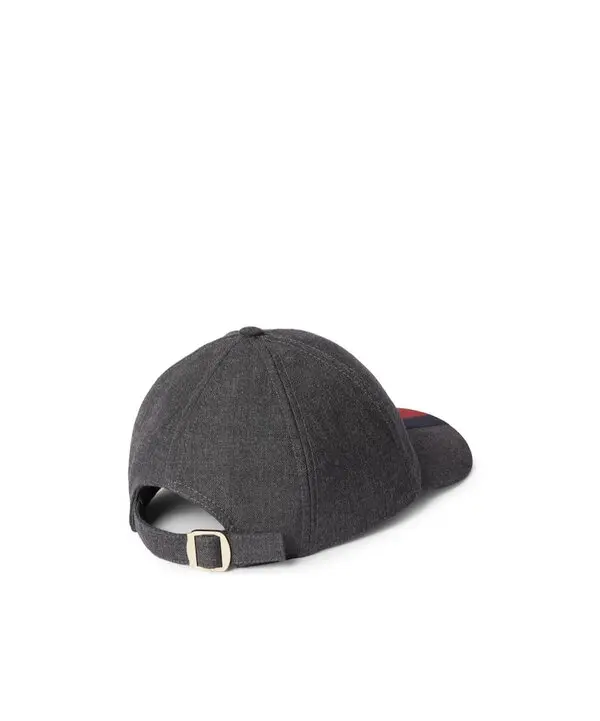 Gucci Stripe Detail Baseball Cap
