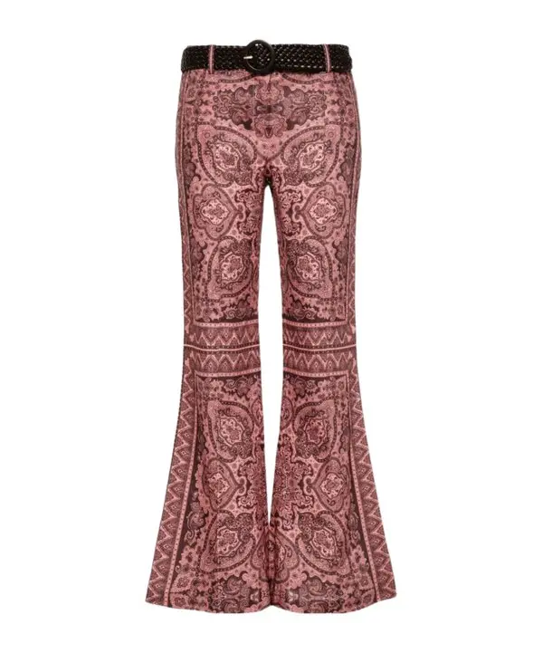 Zimmermann Belted Flare Pants