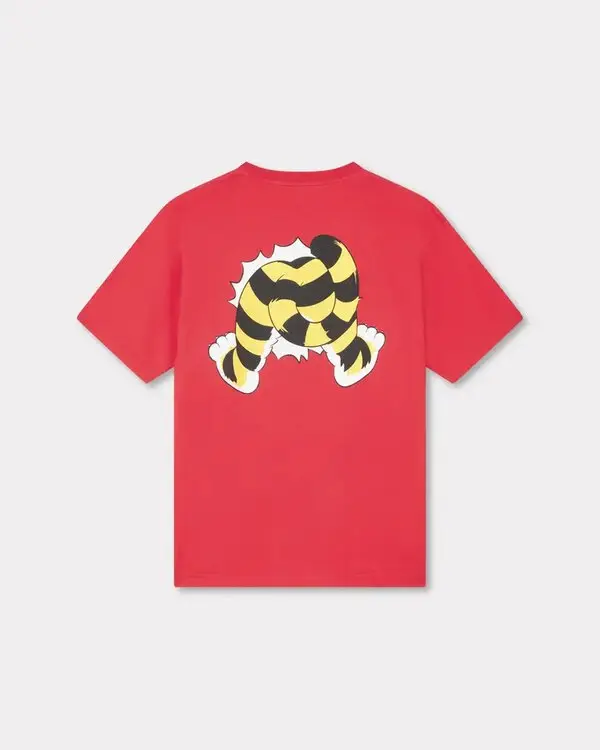 Kenzo Wild Tiger Oversized T-shirt - Red