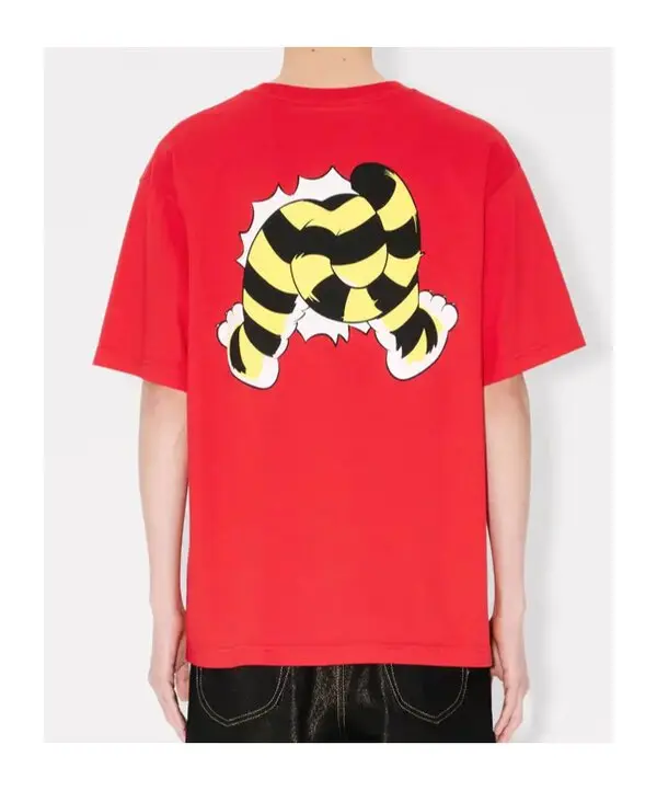 Kenzo Wild Tiger Oversized T-shirt - Red