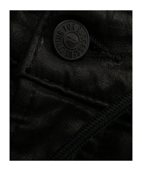 DIESEL® Coated Straight-leg Jeans