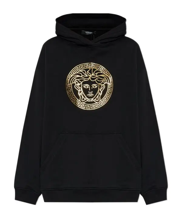 Versace Medusa Printed Long Sleeve Hoodie
