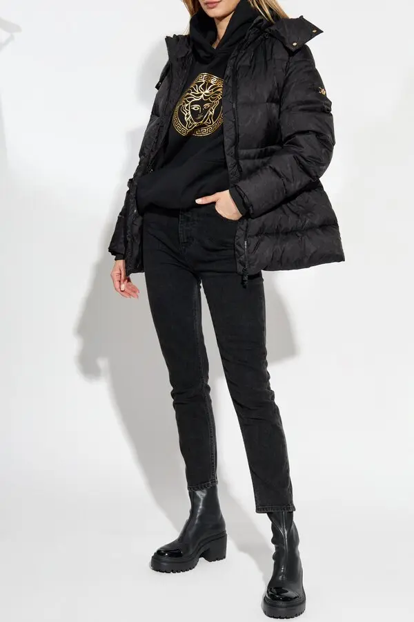 Versace Medusa Printed Long Sleeve Hoodie