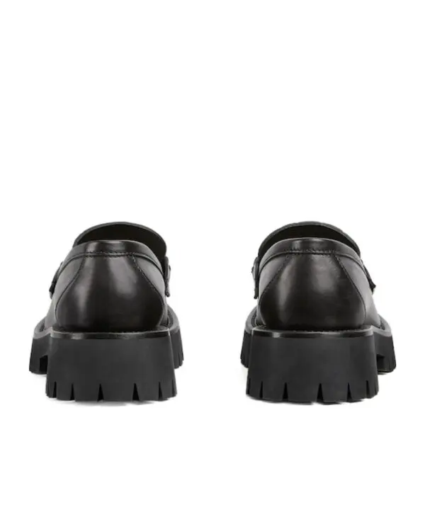 Gucci Lug Sole Horsebit Loafers