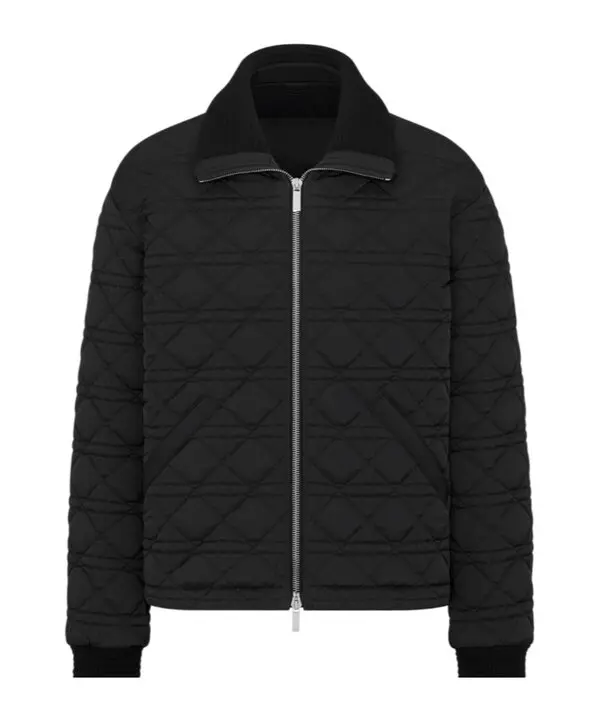Dior Allover Quilted Cannage Bomber Jacket