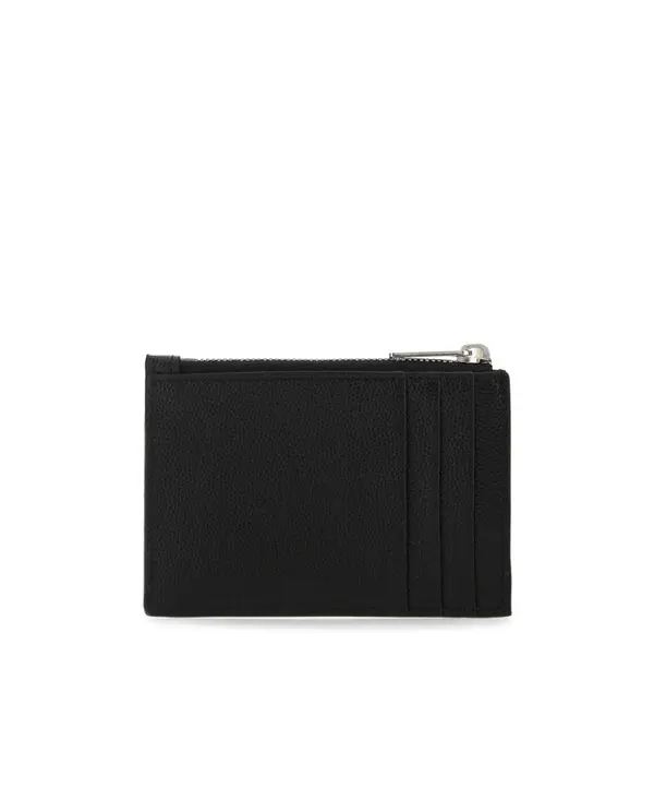 Palm Angels Logo Print Zipped Cardholder