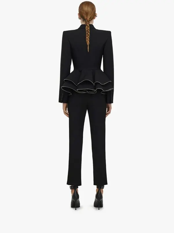 Alexander McQueen Zip-embellished Slim-cut Trousers
