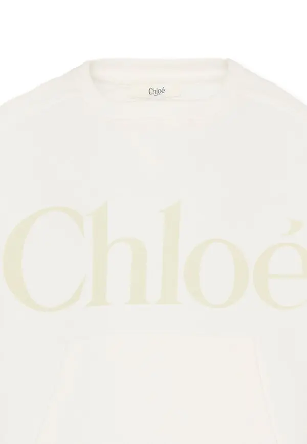 Chloé Short-sleeve Pouch Pocket Dress