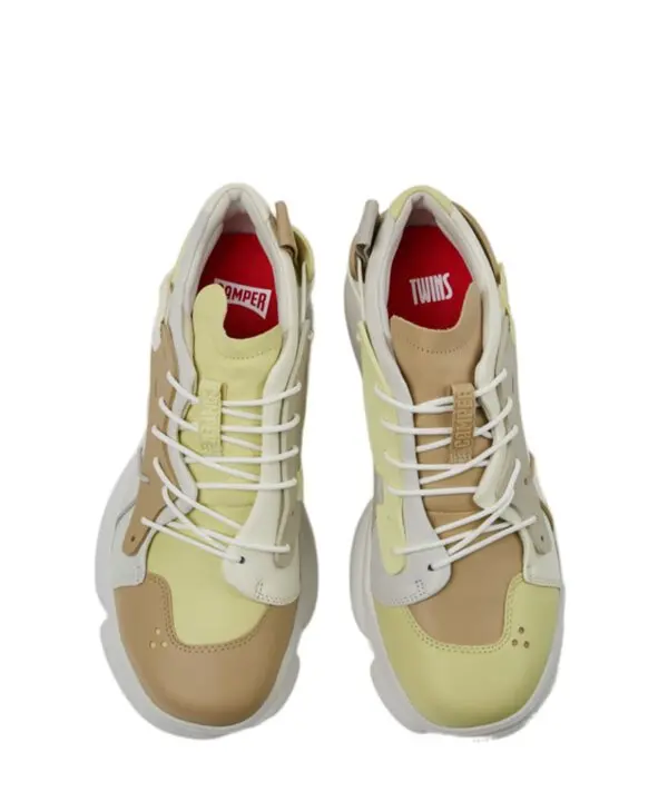 Camper Leather And Textile Sneakers - Multicolor