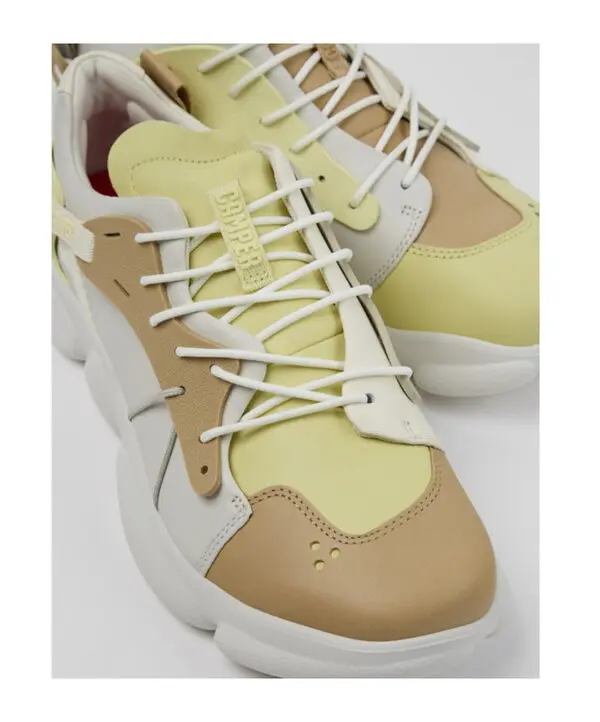 Camper Leather And Textile Sneakers - Multicolor