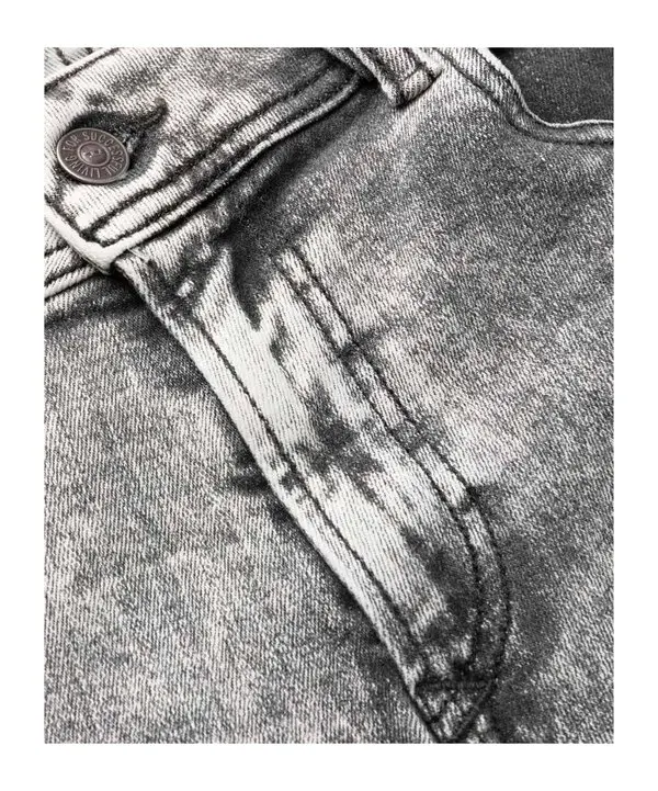 DIESEL® Marble-pattern Slim-fit Jeans - Gray