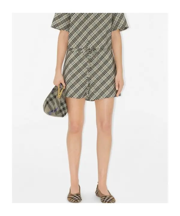Burberry Vintage Checked Drawstring Shorts
